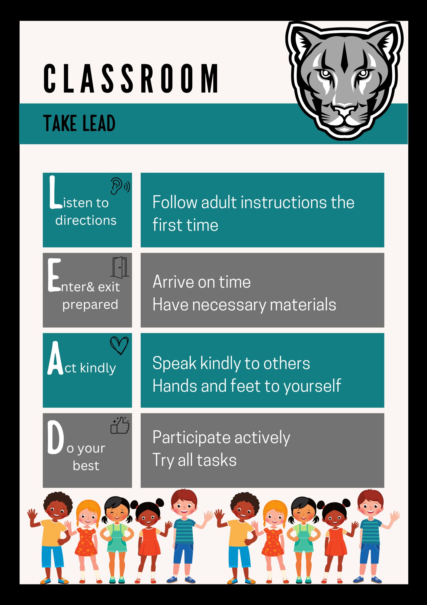 School Rules – Midas Creek Elementary